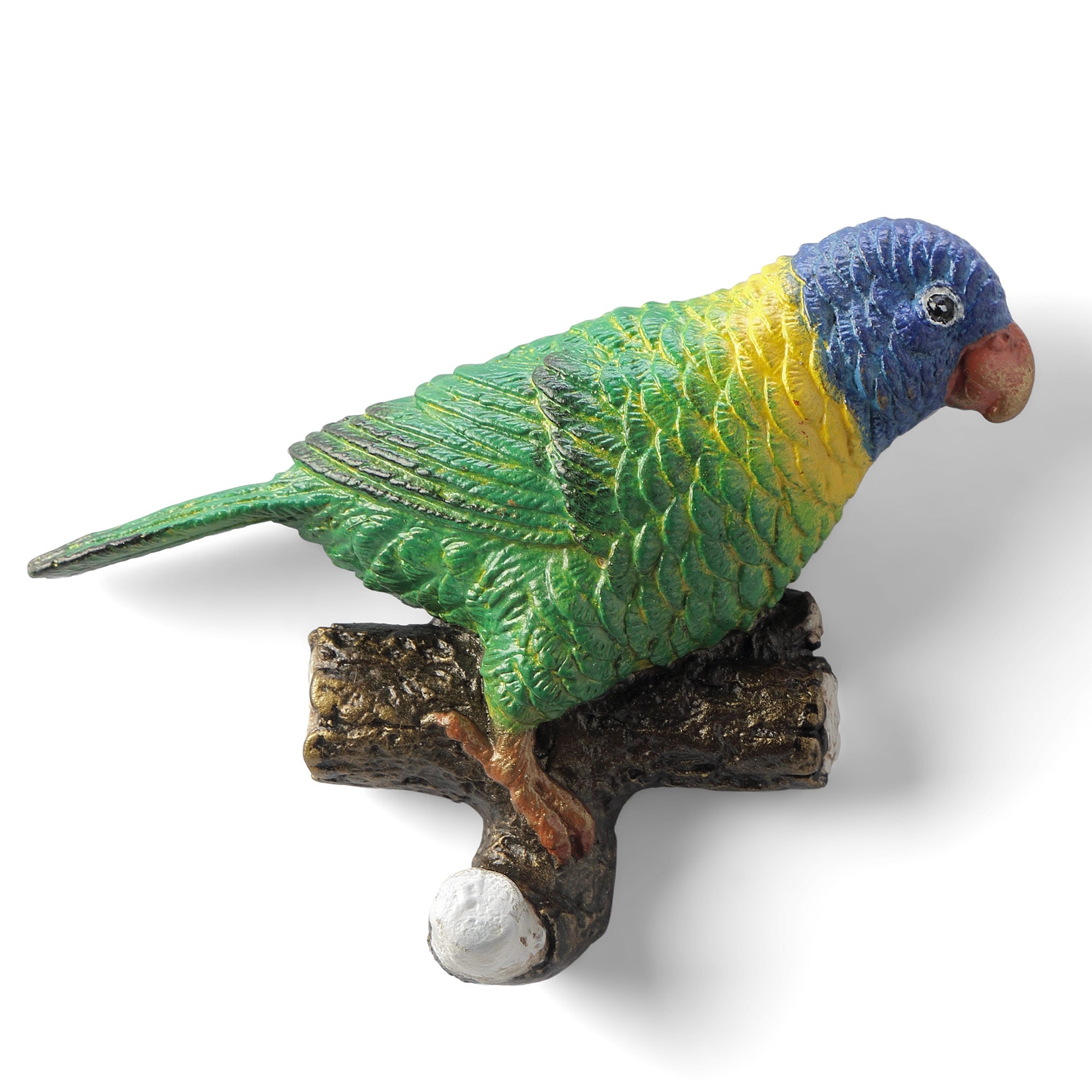 Lorikeet Wall Hook – Functional Aluminum Bird Design 3"H by SPI – Uber ...