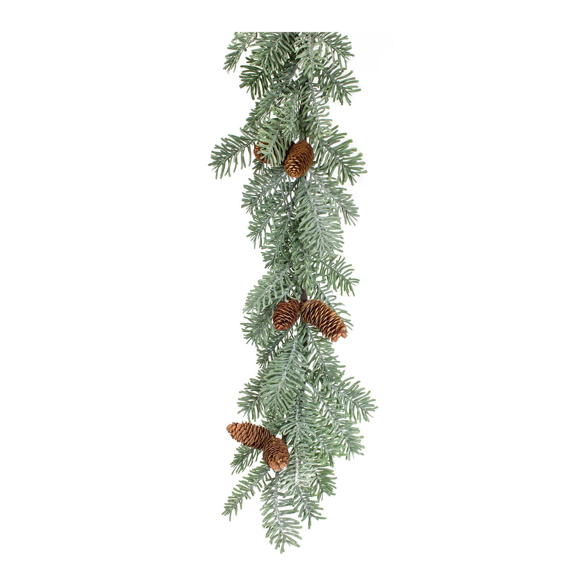 Winter Pine Garland with Pinecone Accents Set of 2 – 5'L Christmas Dec ...