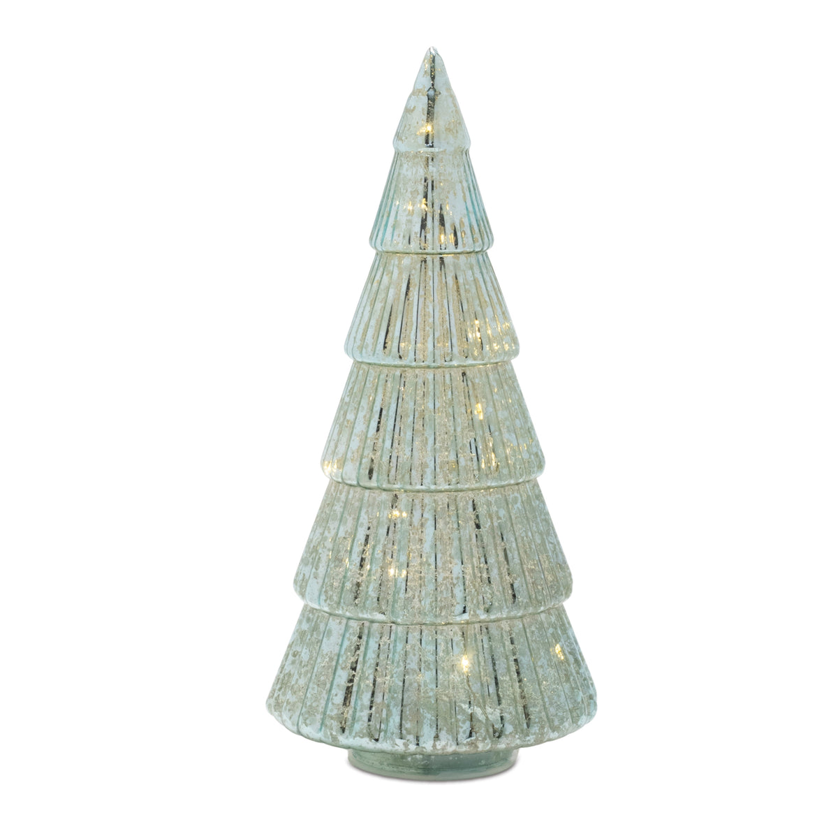 Christmas Mercury Glass Pine Tree Decor Set of 3 by Melrose – Uber Bazaar