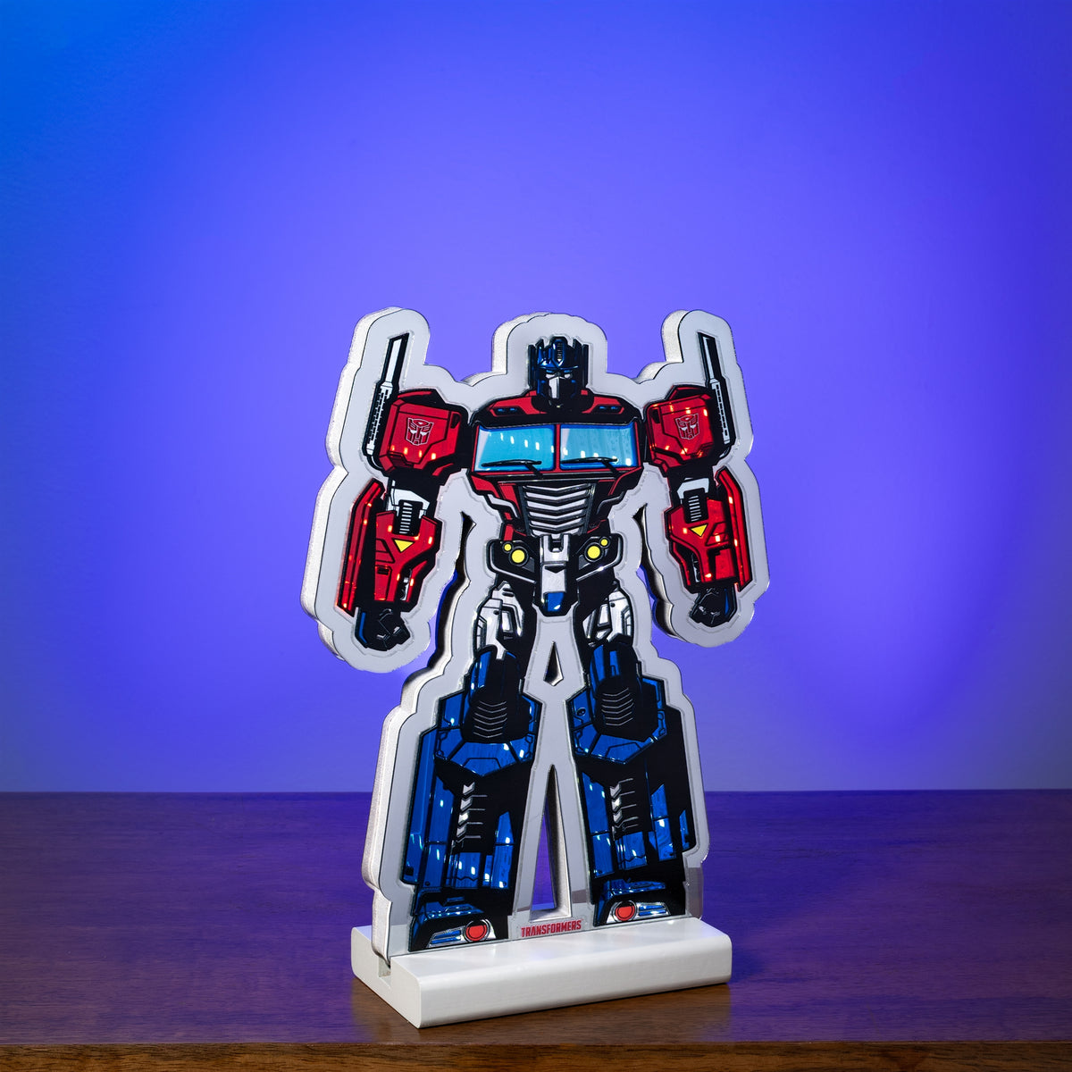 Transformers Optimus Prime Gaming Room Ekkolight 9.5" H LED Light by M ...
