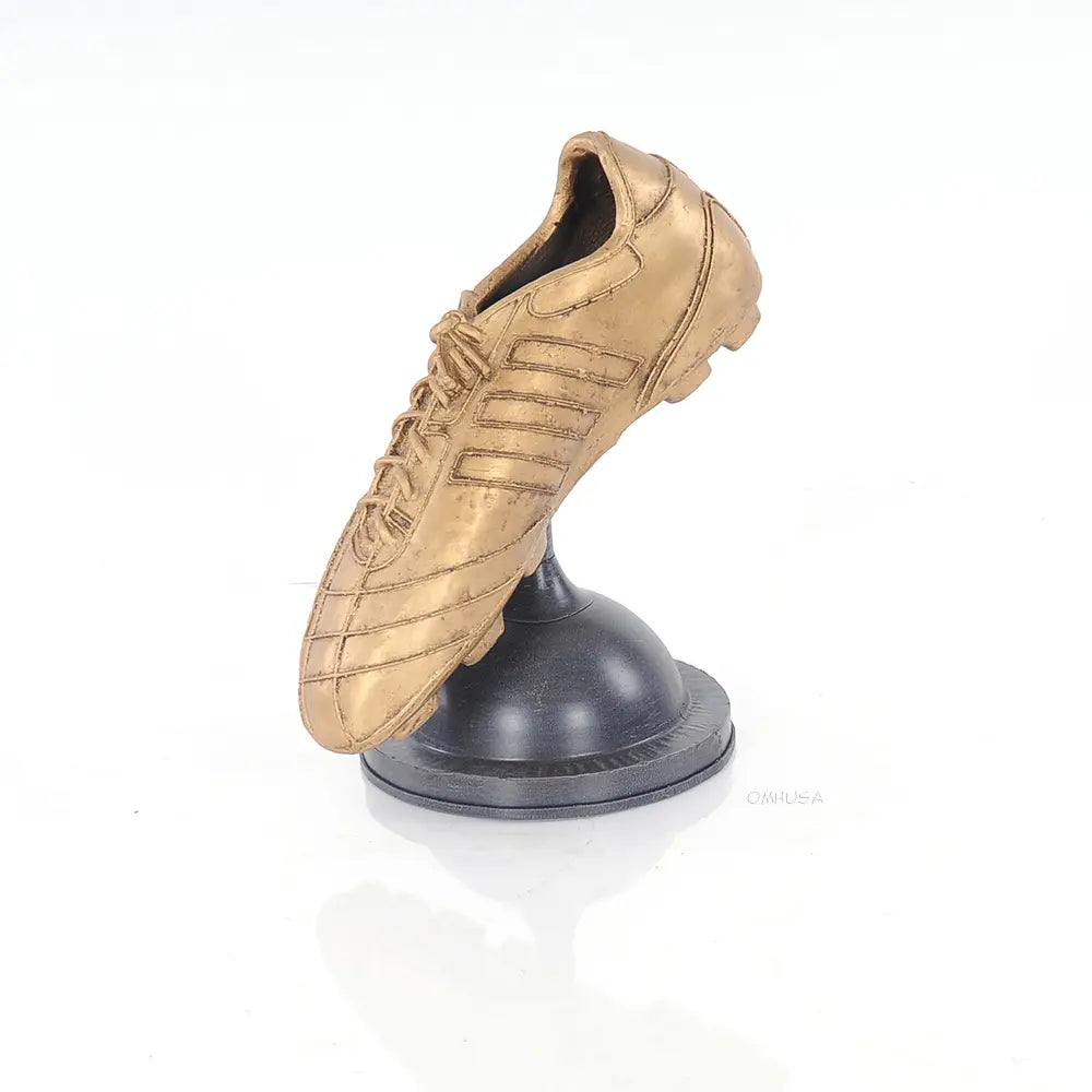 Golden Boot Award Replica 9" – Handmade Iron Trophy – Soccer Top Score ...