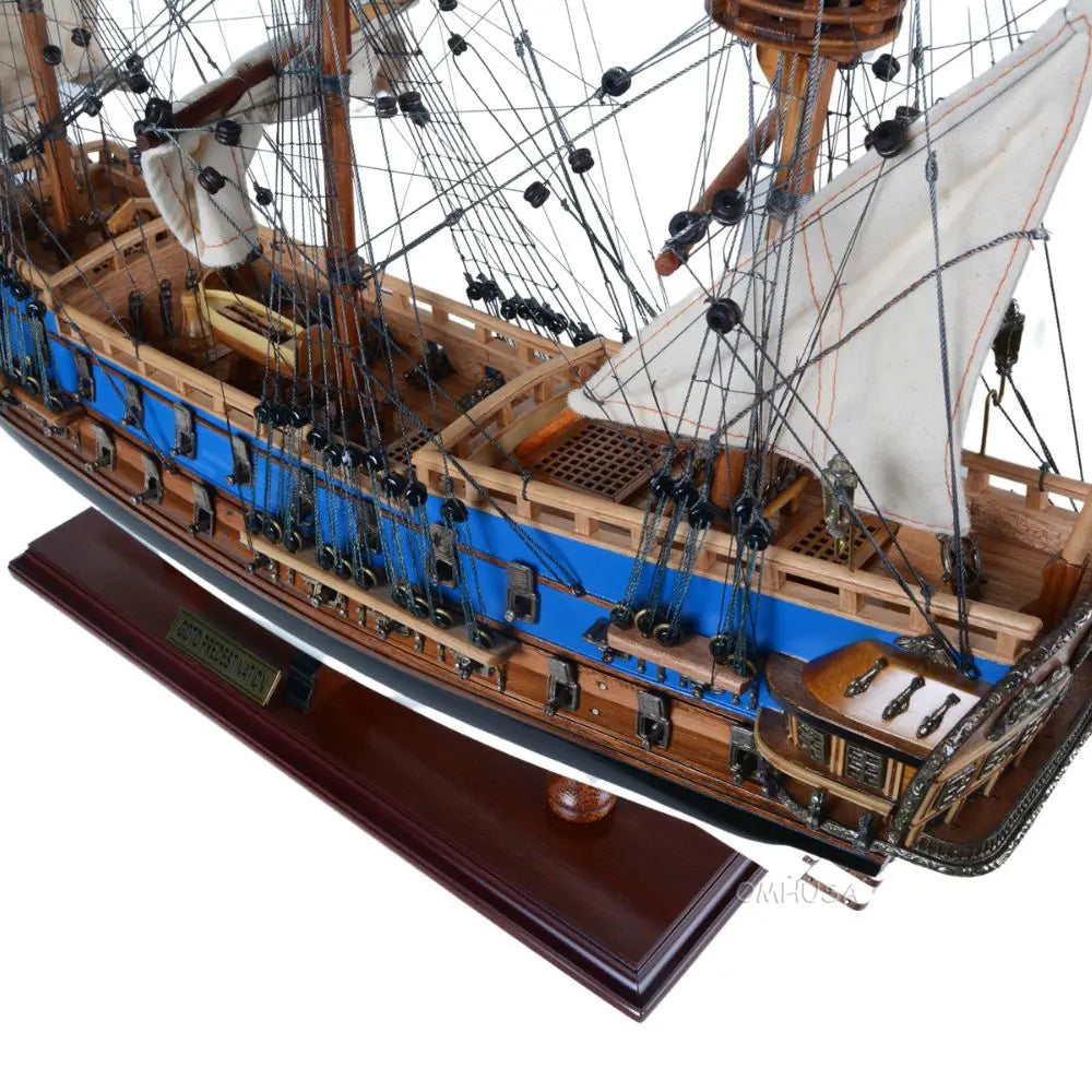 Model Ship 22" - Goto Predestination 18th Century Warship By Old Moder ...