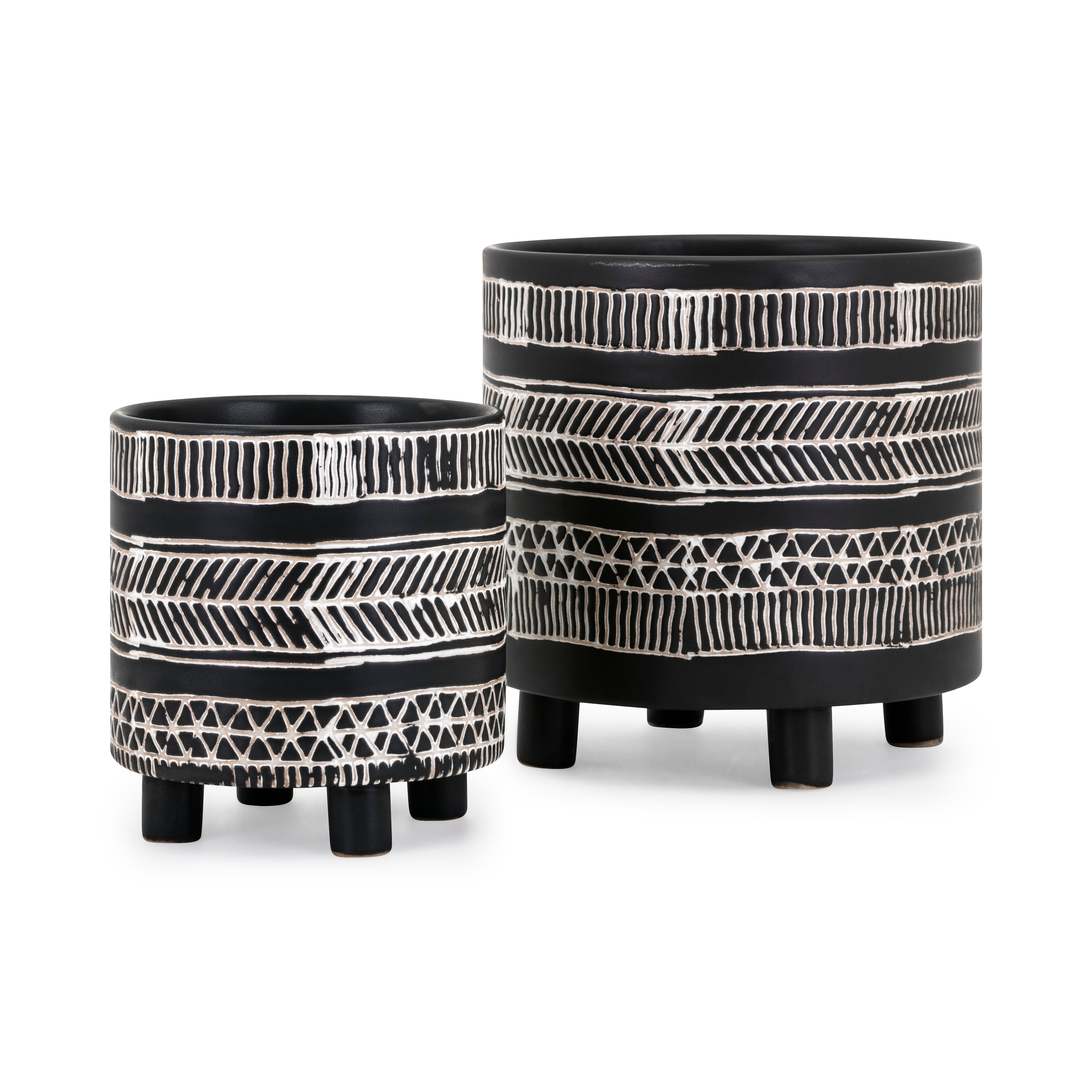 IMAX Worldwide Home Ayrton Planters - Set of 2 – Uber Bazaar