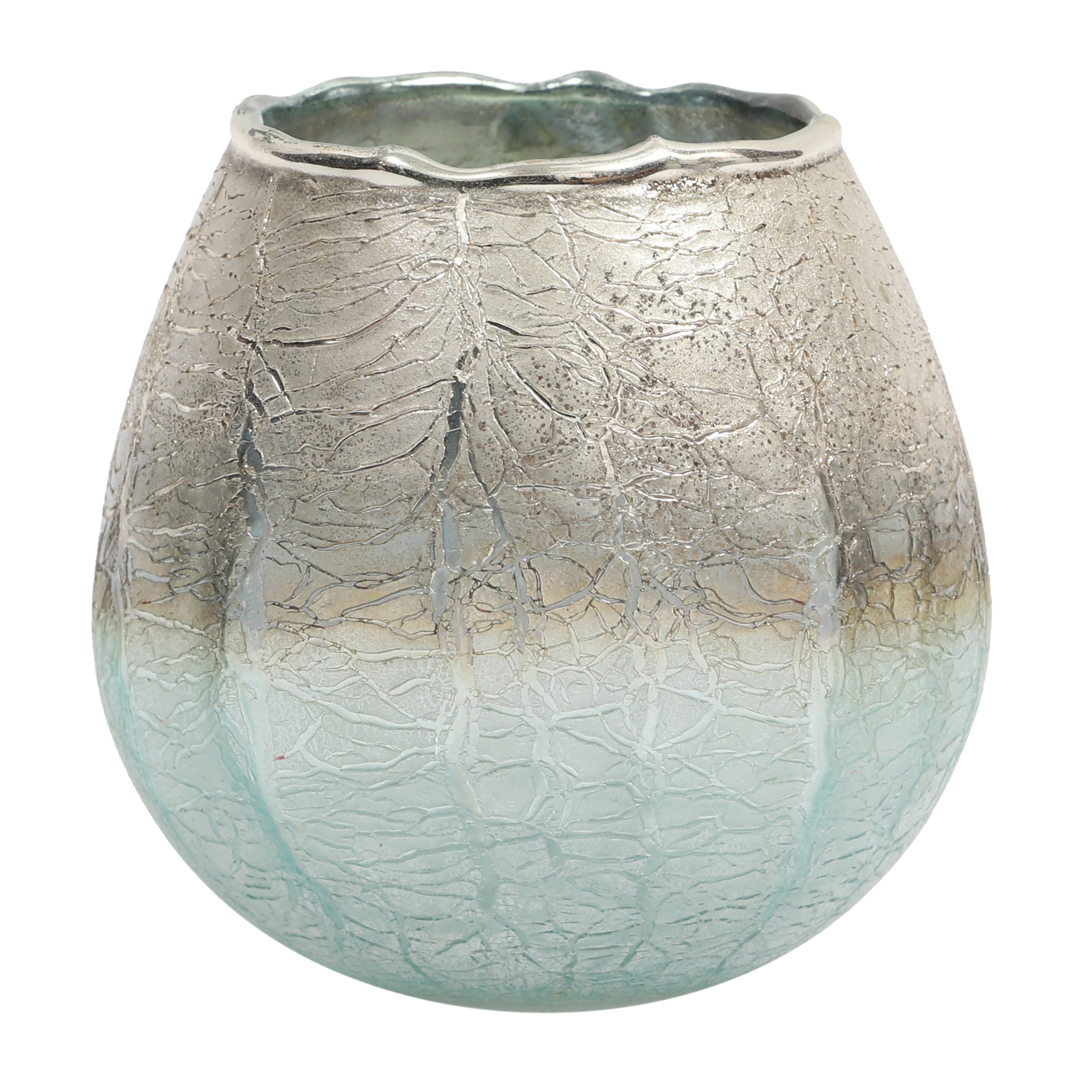 Sagebrook Home 17678-01 Glass, 4" Votive Holder, Blue – Uber Bazaar