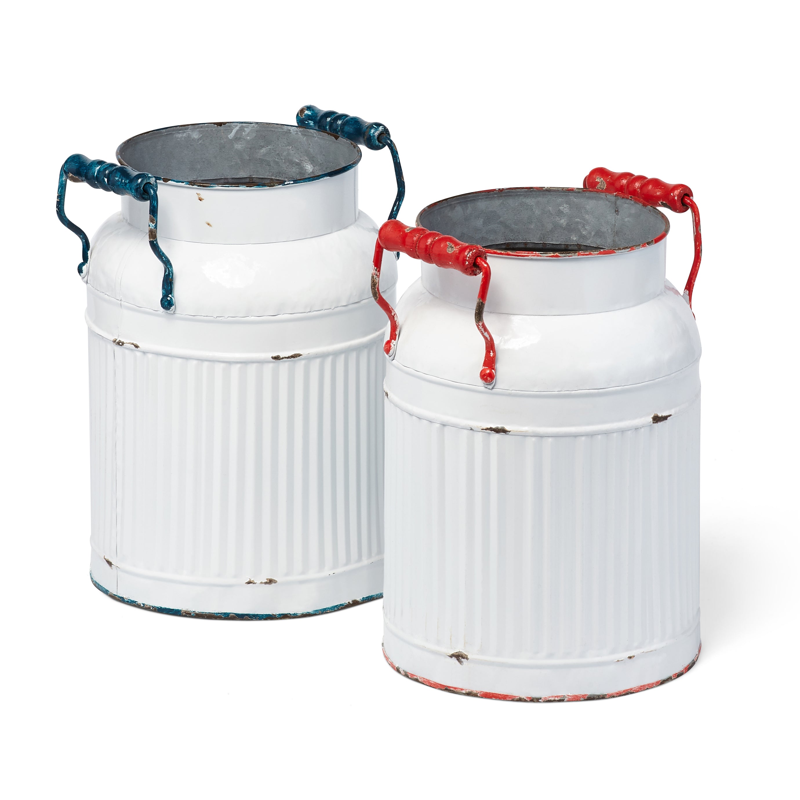 IMAX Worldwide Home Elsie Rustic Milk Cans - Ast 2 – Uber Bazaar