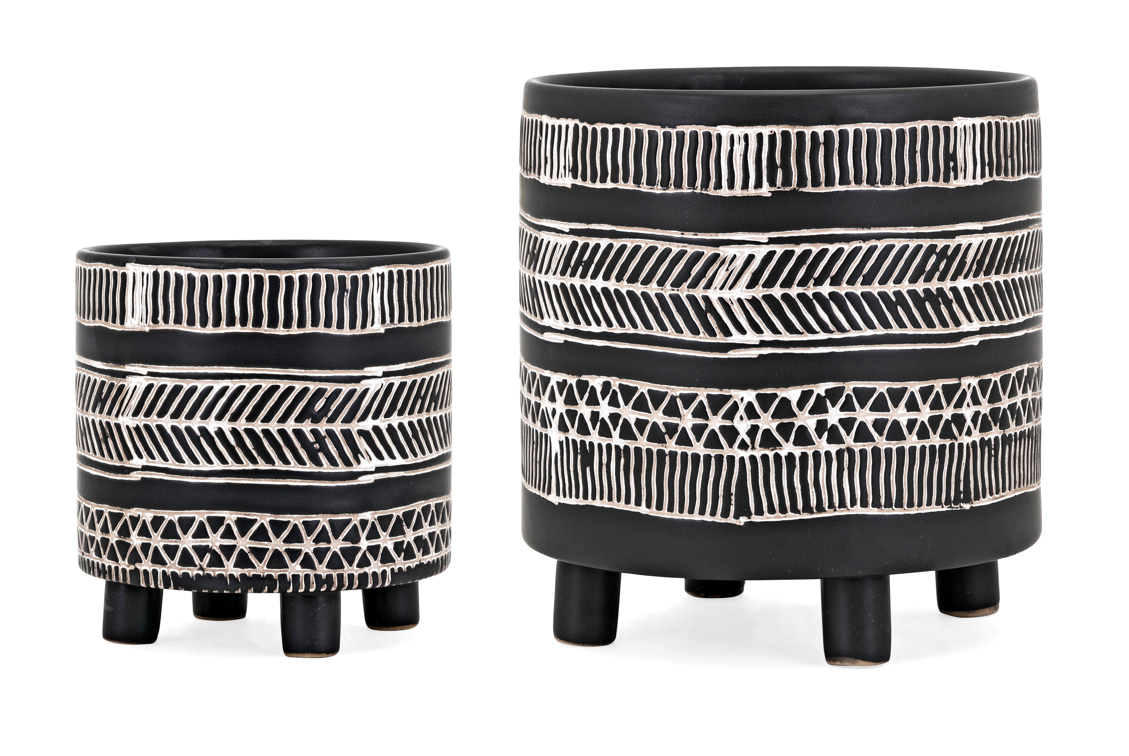 IMAX Worldwide Home Ayrton Planters - Set of 2 – Uber Bazaar