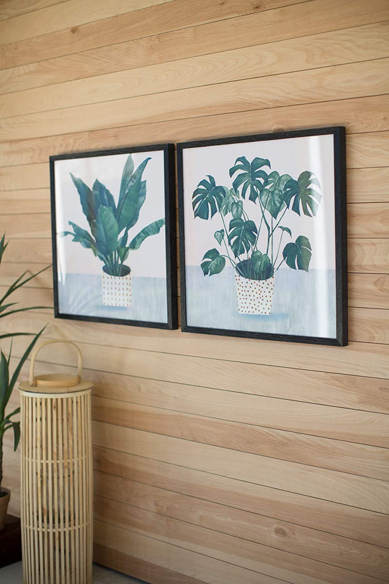 Kalalou CHH1277 Palm Prints Under Glass – Uber Bazaar