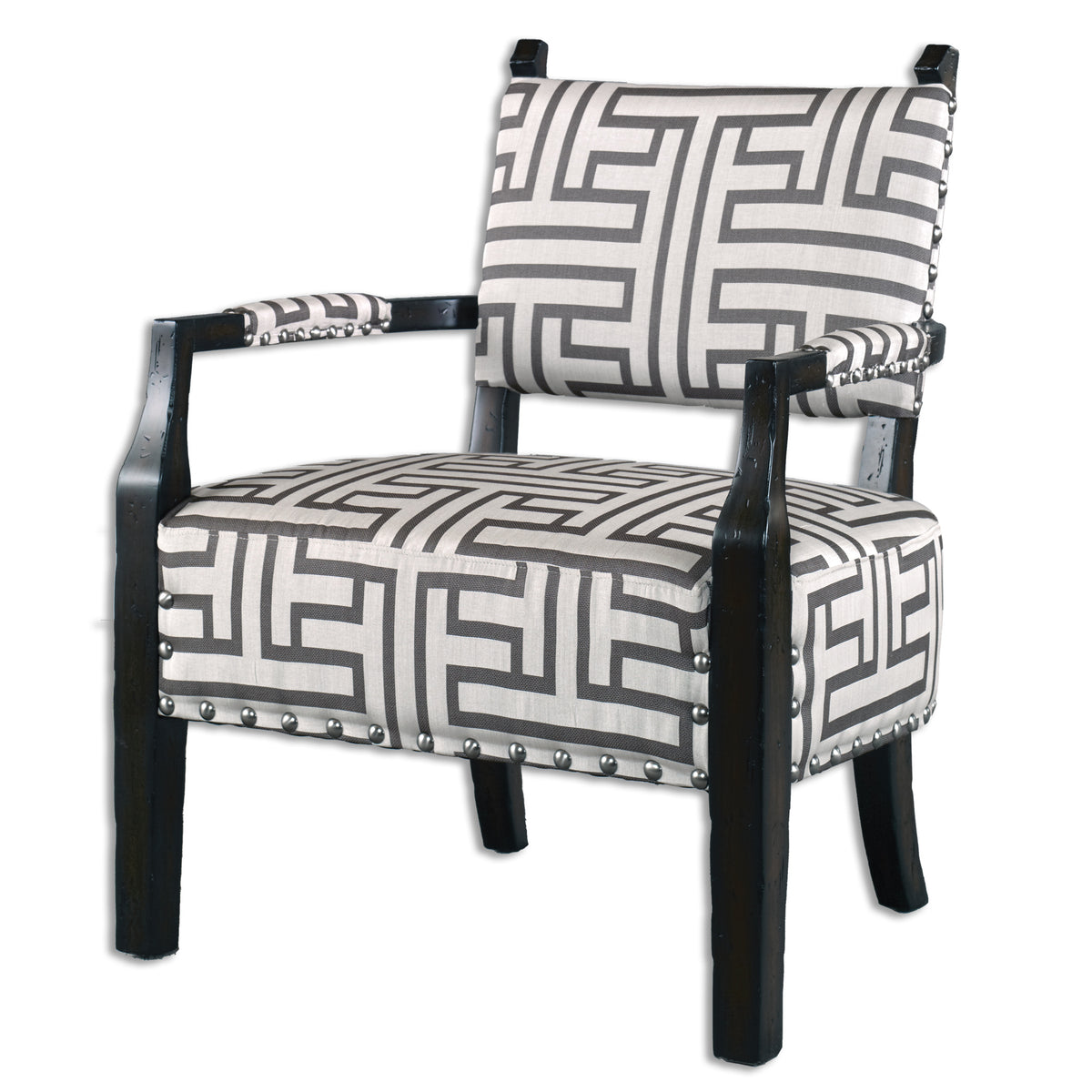 Uttermost 23217 Terica Geometric Accent Chair – Uber Bazaar