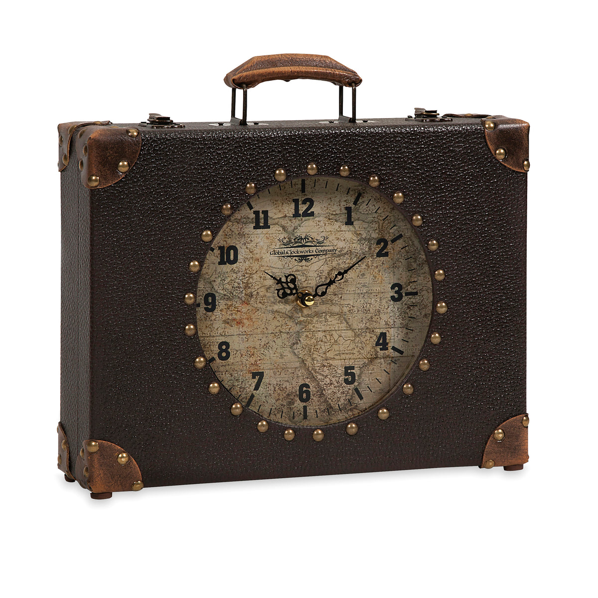 IMAX Worldwide Home World Map Suitcase Clock – Uber Bazaar